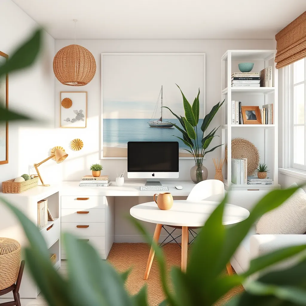 Transform Your Workspace with a Beach Theme
