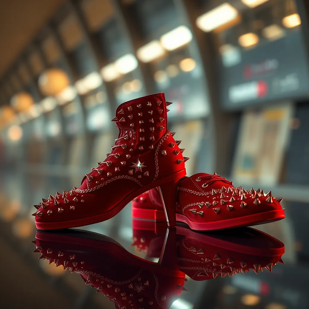 Exploring Red Spikes Shoes: Fashion Footwear Insights