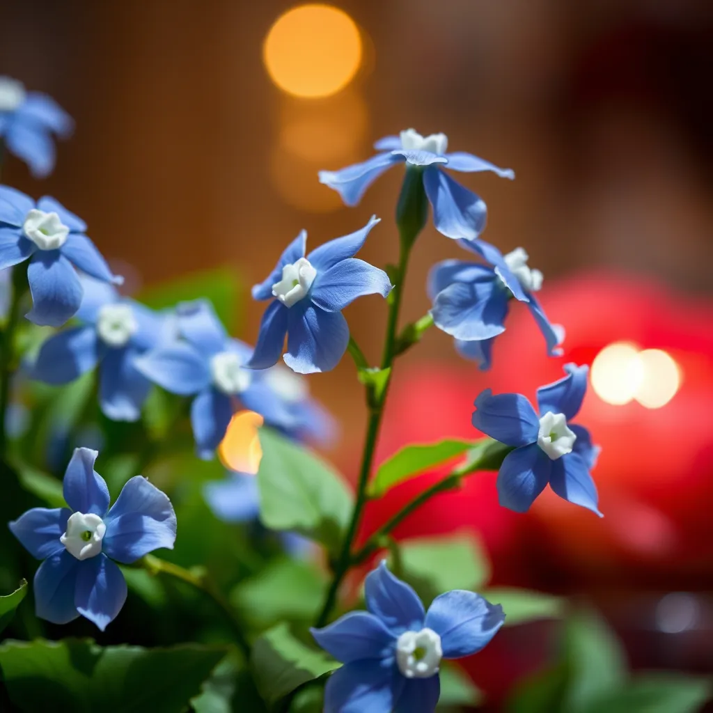 The Allure of Artificial Forget Me Not Flowers