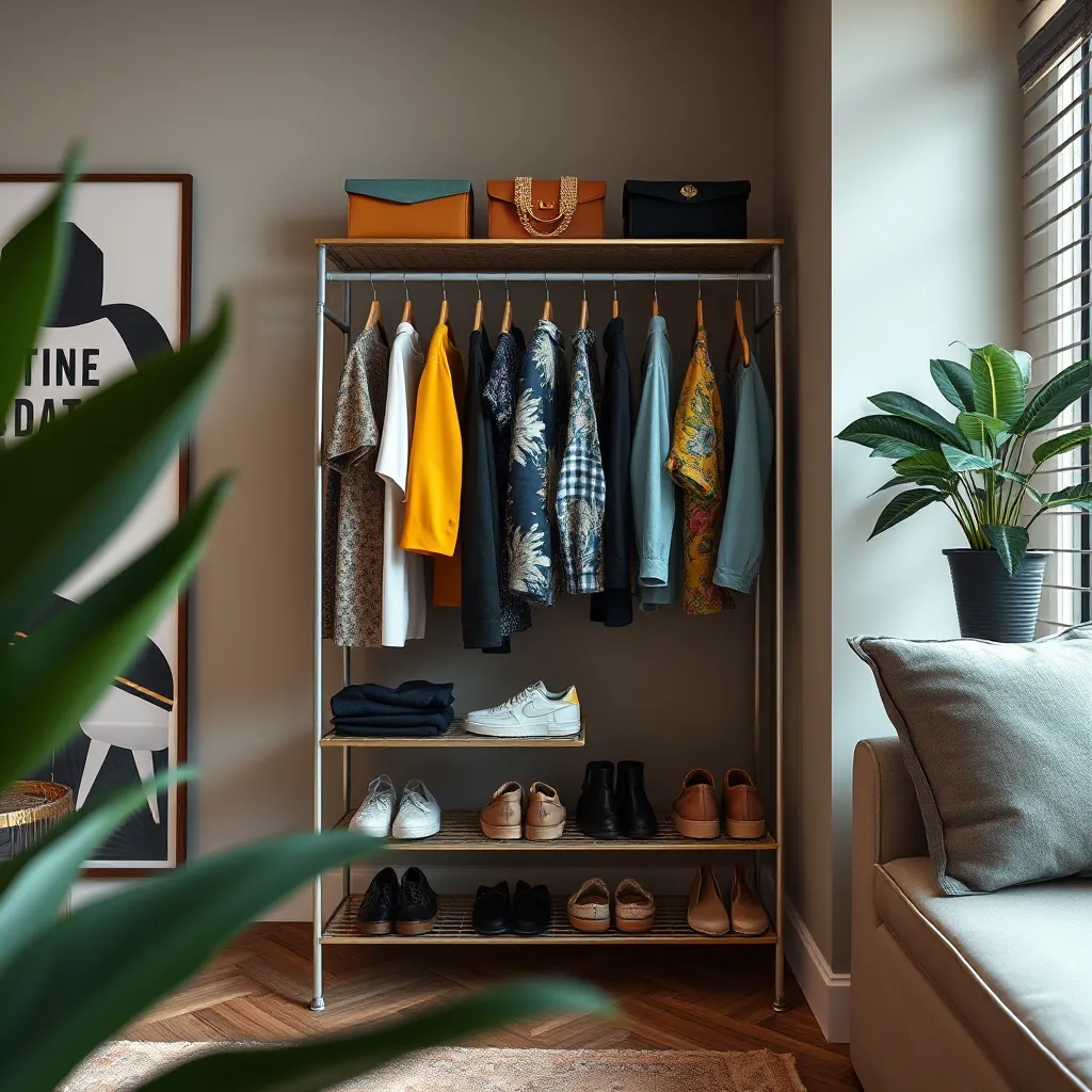 Maximizing Space with Stylish Clothes Racks and Shoe Storage