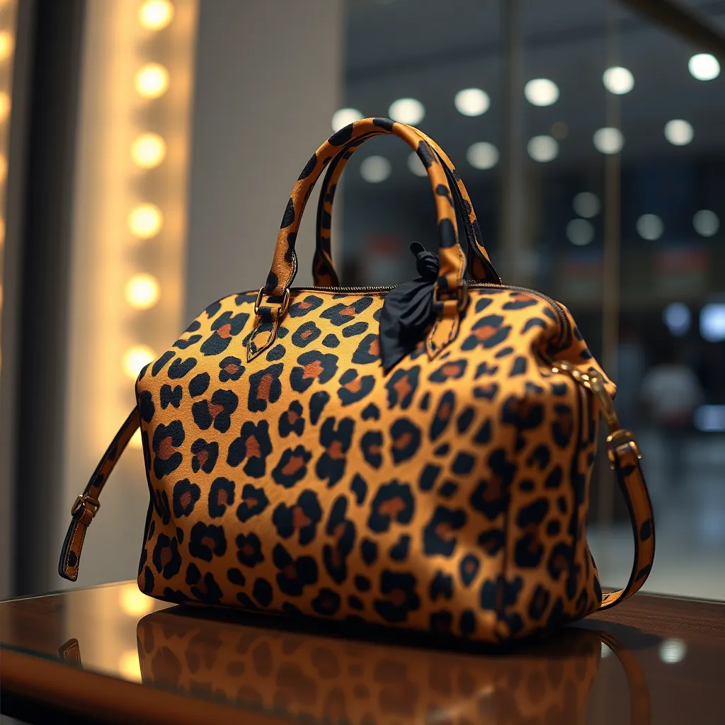 The Allure of the Leopard Print Bowling Bag