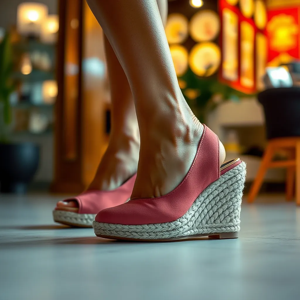 The Allure of Women's Wedge Heel Slippers