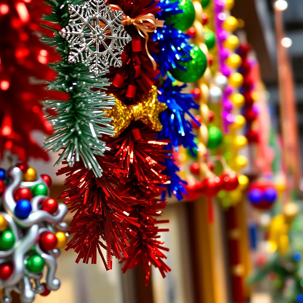 Creative Ways to Use Christmas Tinsel Garlands