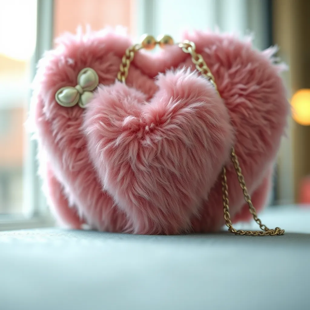 Exploring the Allure of the Fluffy Heart Purse