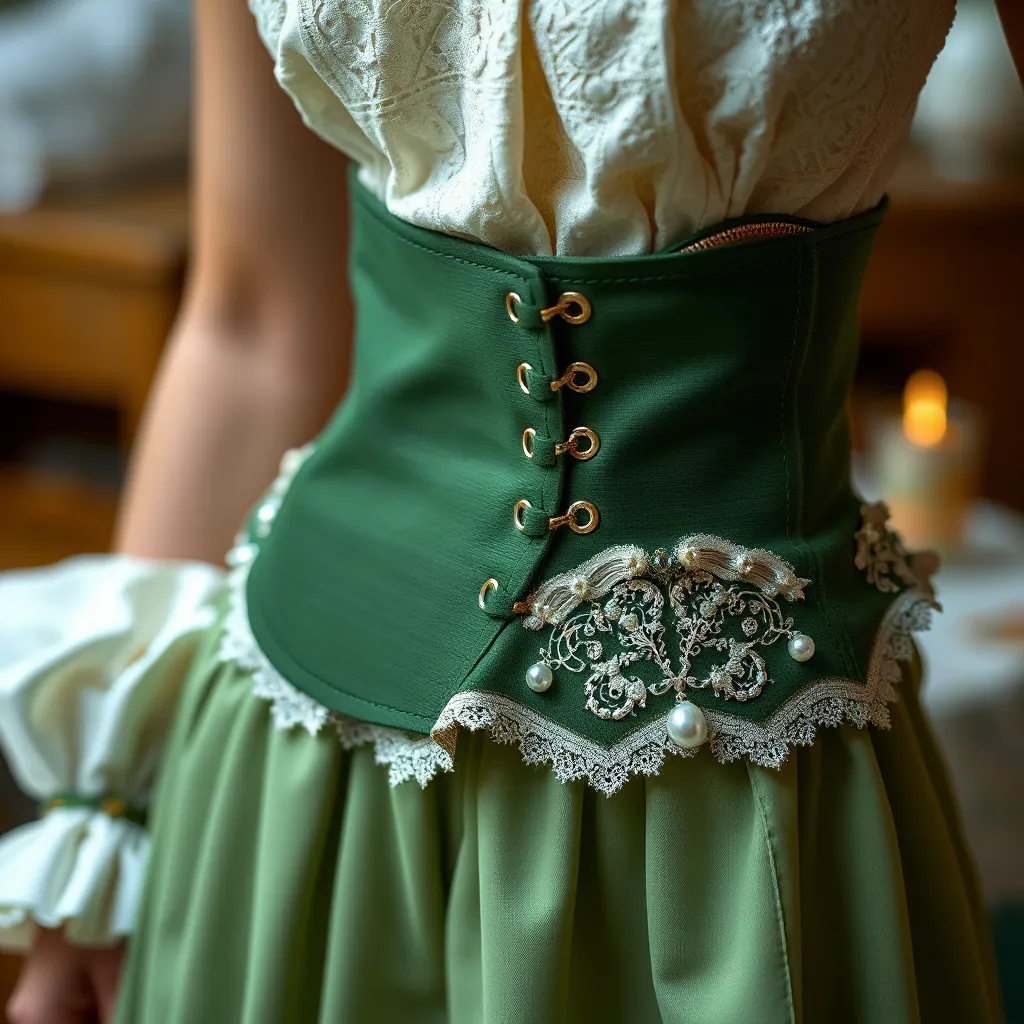 Exploring the Versatile Green Garter Belt