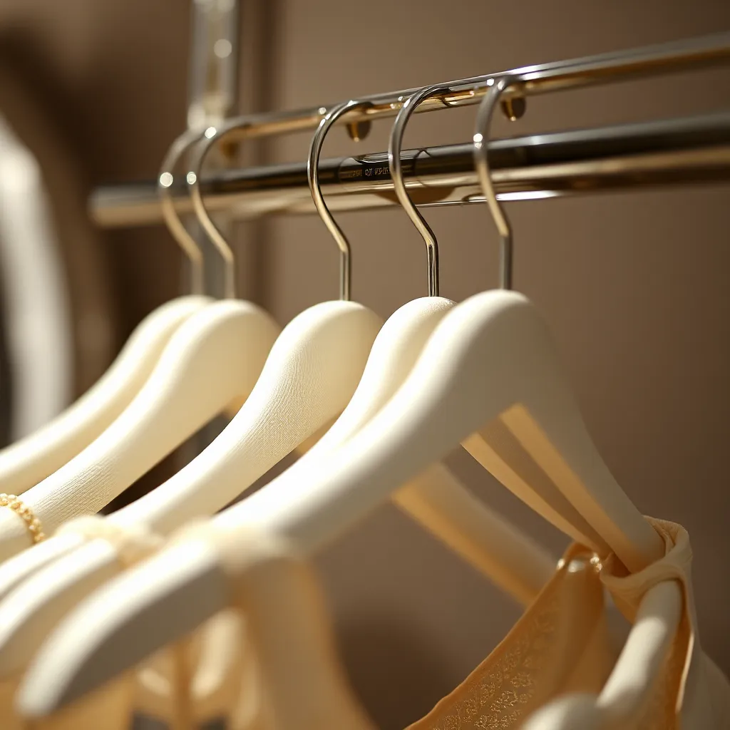 Enhancing Wardrobe Style with White Velvet Hangers